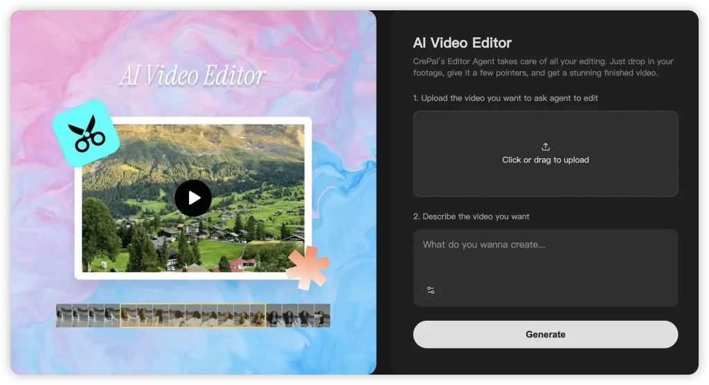 Best pdf to video converter - crepal.ai