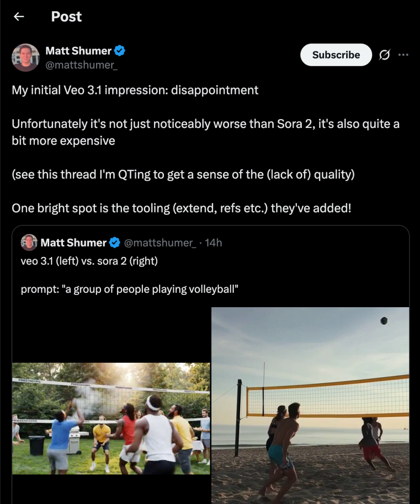 Découvrez Google Veo 3.1 : le générateur de vidéos IA qui défie Sora 2 - CrePal Content Center