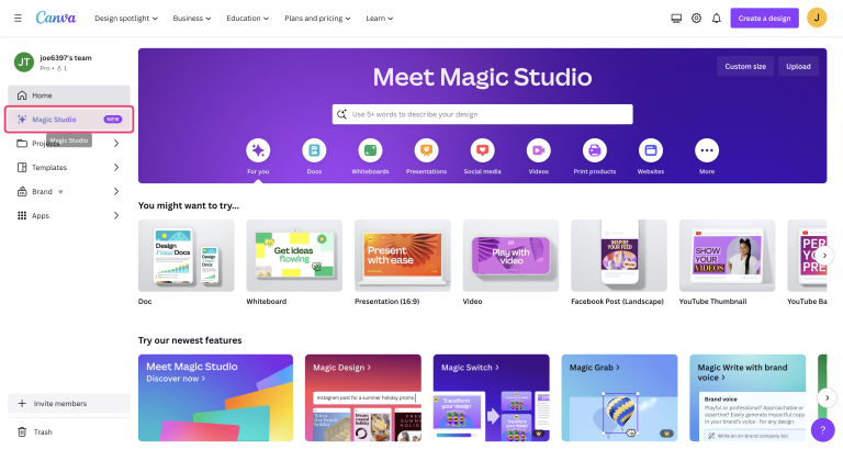 Canva Magic Studio 2025: How to Design Faster with AI Templates ...