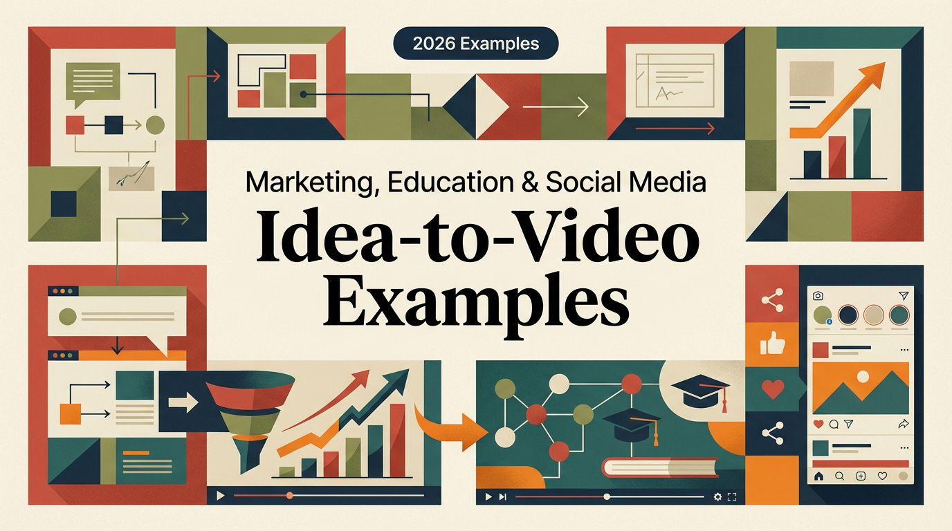 Idea To Video Examples: Marketing, Education & Social Media - CrePal ...