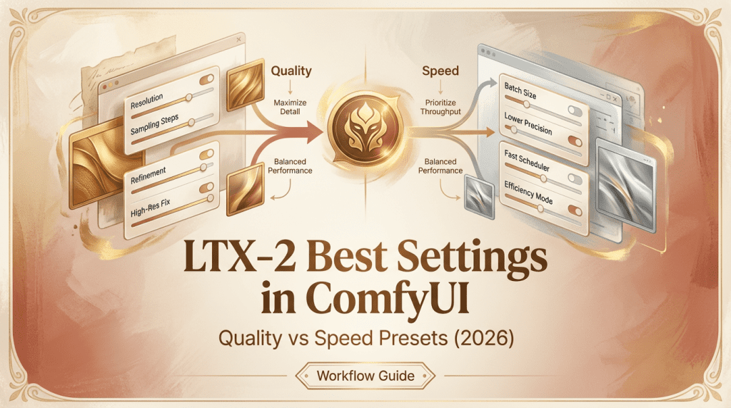 LTX-2 Best Settings in ComfyUI: Quality vs Speed Presets (2026 ...