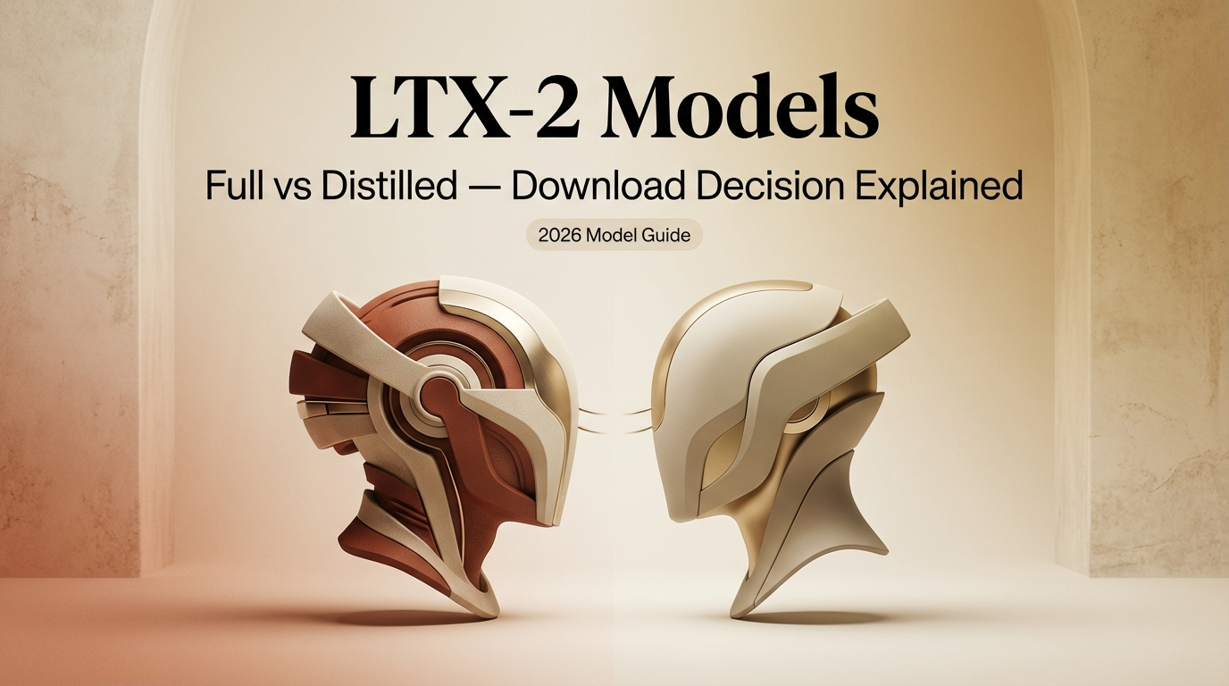LTX-2 Full vs Distilled Model: Which One Should You Download? - CrePal Content Center
