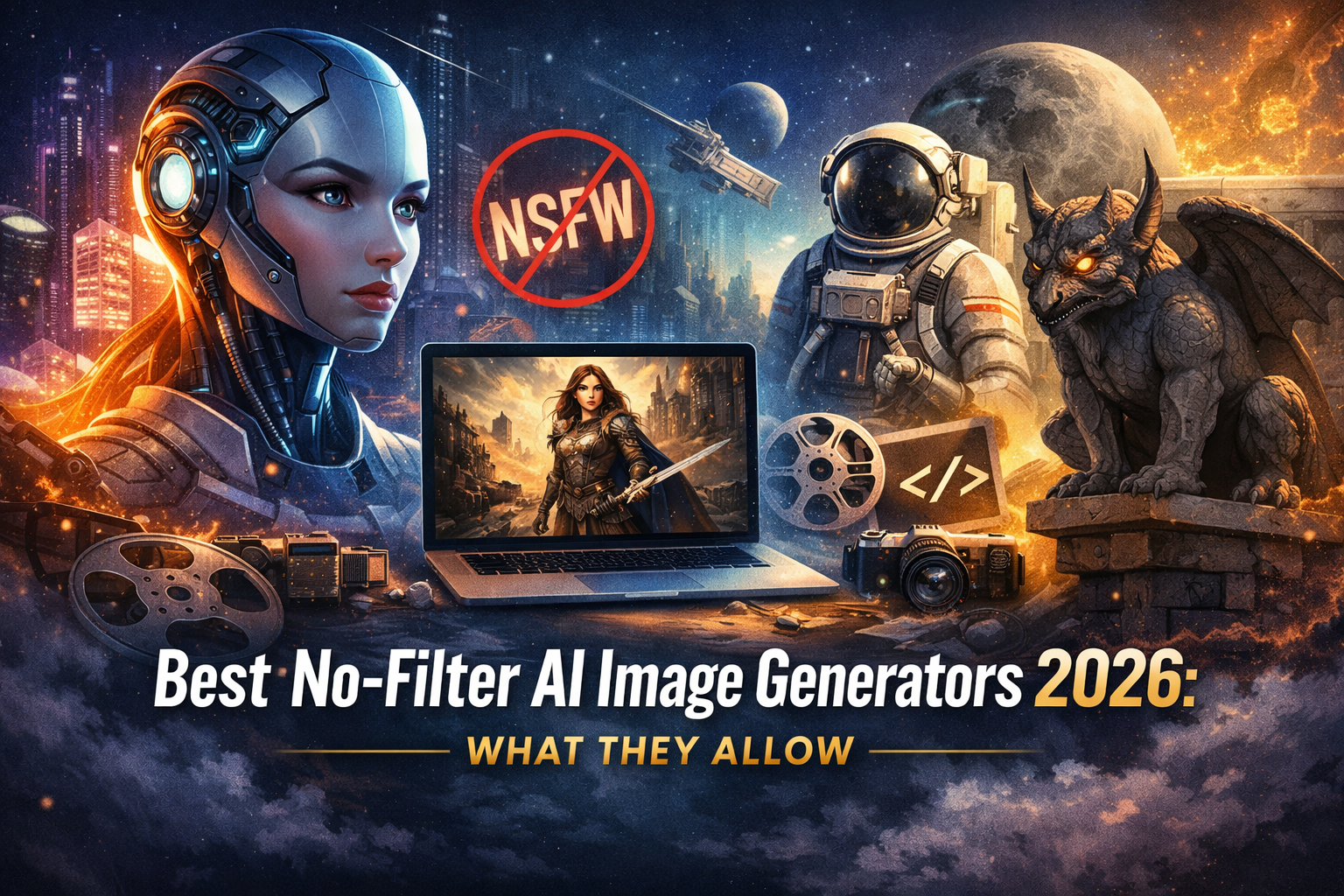 Best No-Filter AI Image Generators 2026: What They Allow - CrePal ...