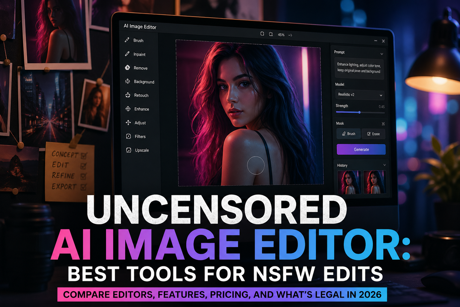 Uncensored AI Image Editor: Best Tools for NSFW Edits - CrePal Content ...